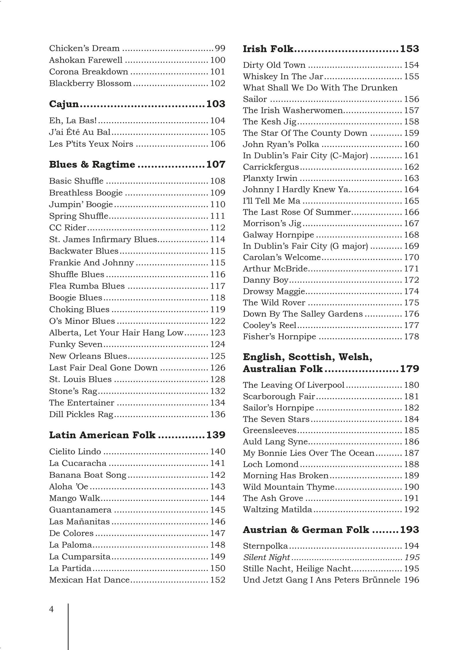 The Big Harmonica Songbook – Popular and Rare Folk Tunes for Harmonica
